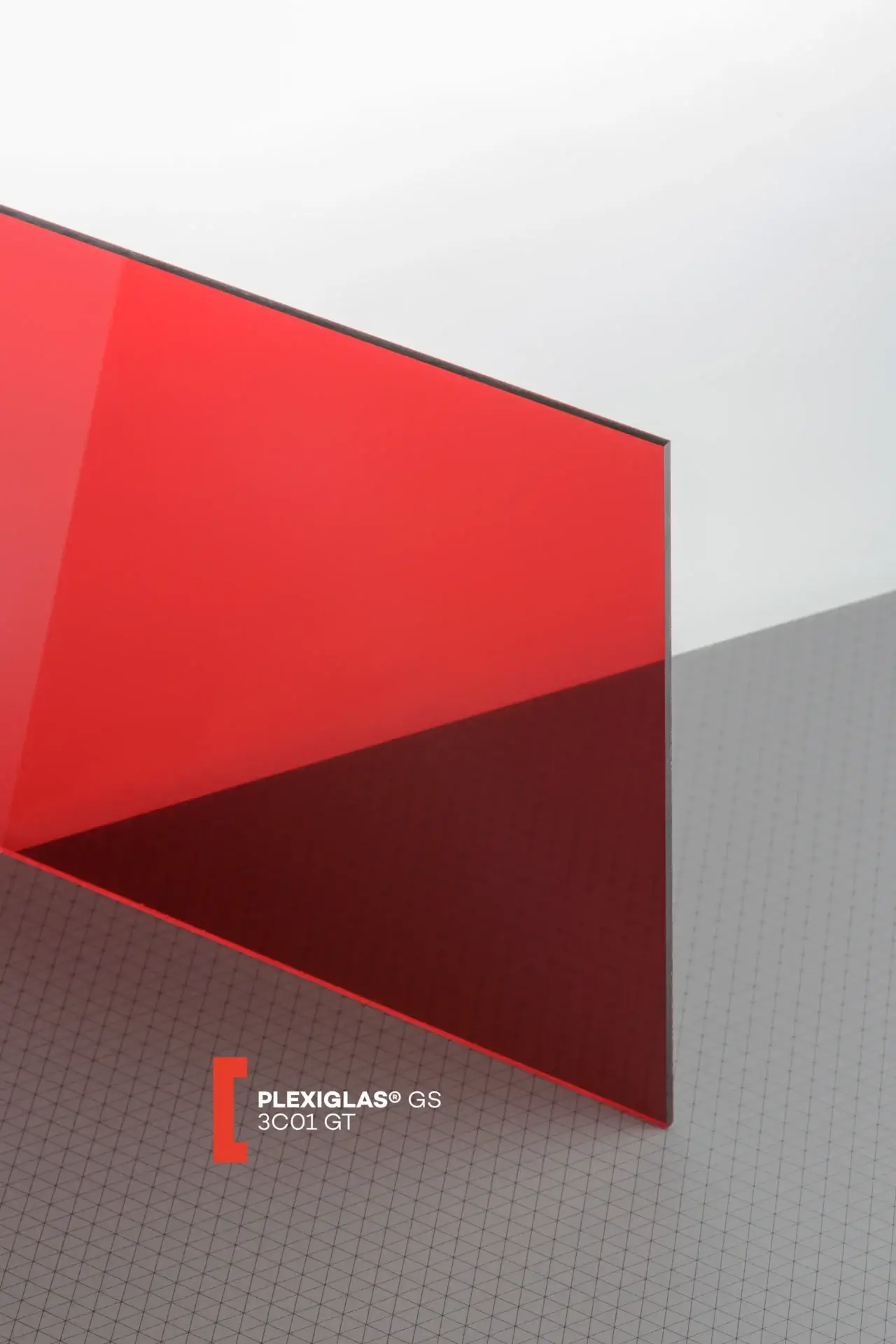 Plexiglas® GS Red 3C01 | Red Acrylic Plexiglass Sheet - Georgiadis ...